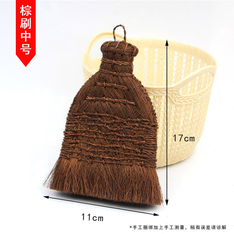 Ручная кисть для монтажа, коричневая кисть, кисть из тигрового волоса, инструмент для протирки, шерстяная кисть, кисть из свиного волоса, бамбуковая трубка, плоская кисть