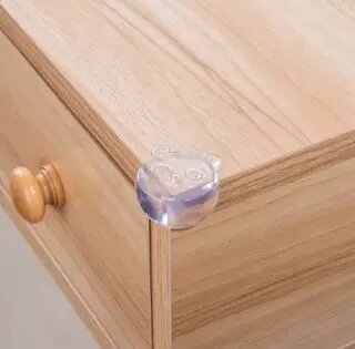 Защитник углов стола прозрачный, антиударный, защитный уголок для мебели, мягкий силиконовый чехол для безопасности детей