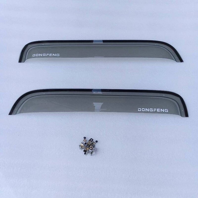 Дефлекторы окон (ветровики) для грузовиков Dongfeng Xintianlong KLKCVL Hercules Xintianjin KRVRKS, защита от дождя