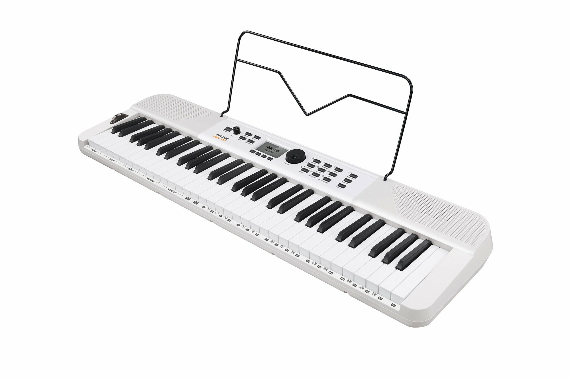 NEK-110-WH Синтезатор, 61 клавиша, автоаккомпанемент, белый, Nux