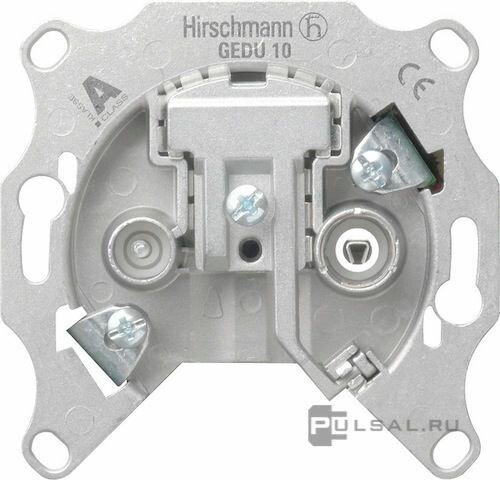 Розетка проходная Gira двойная ТВ радио проходная встроенный монтаж