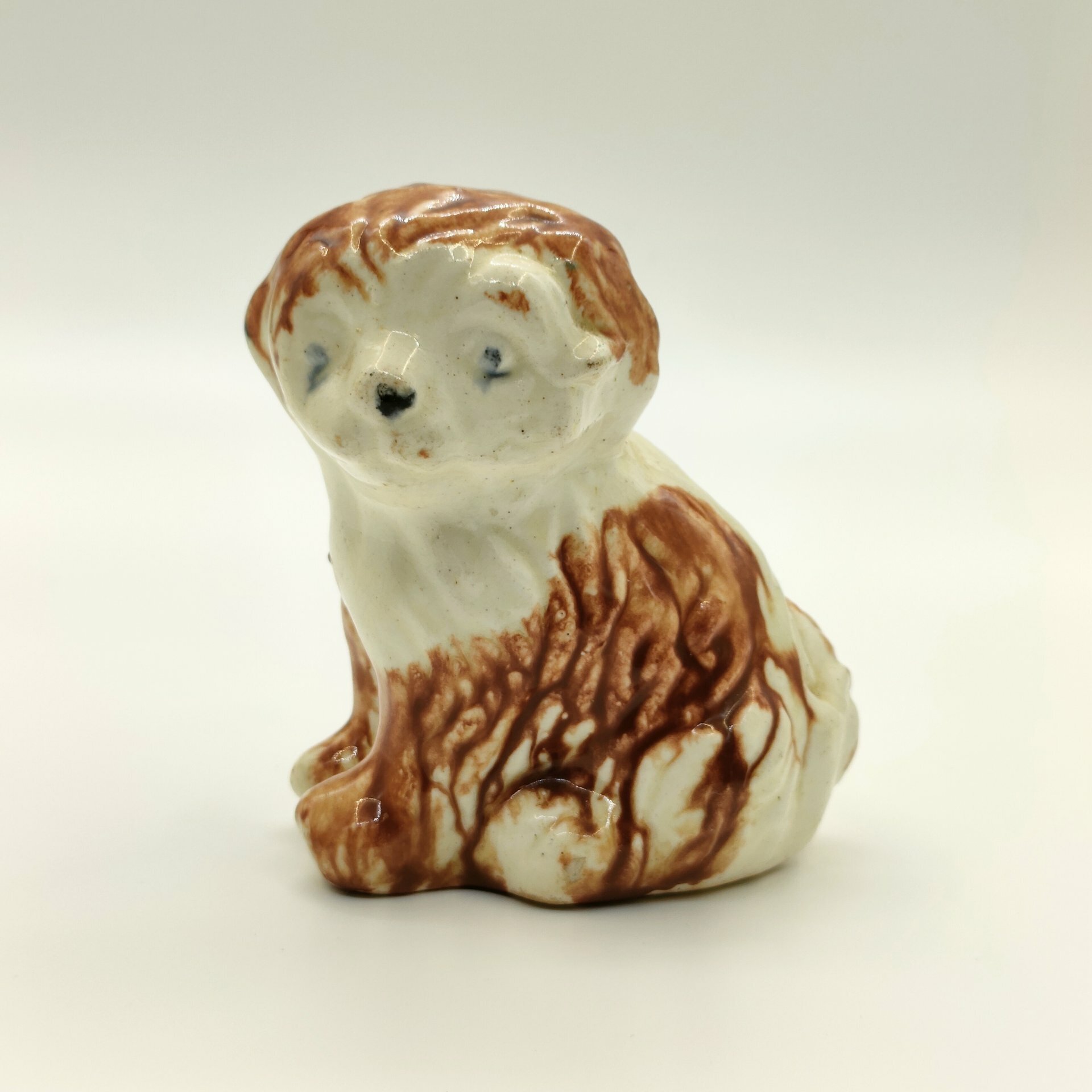 Статуэтка "Собака", керамика, глазурь, СССР, 1940-1960 гг.