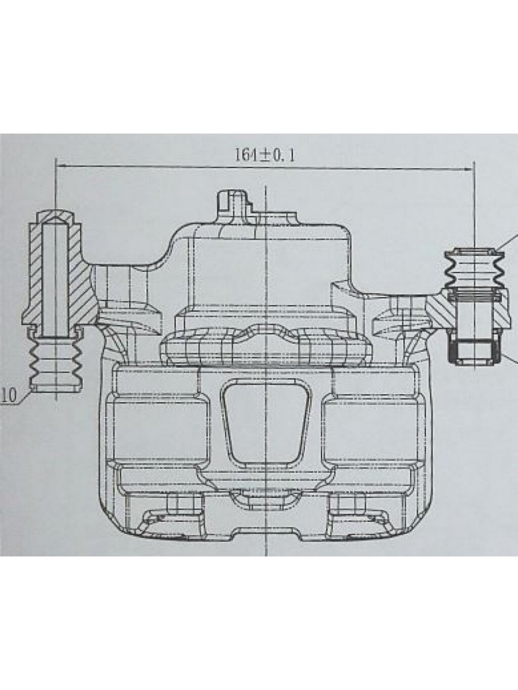 Суппорт тормозной передний левый TRIALLI CF 084703