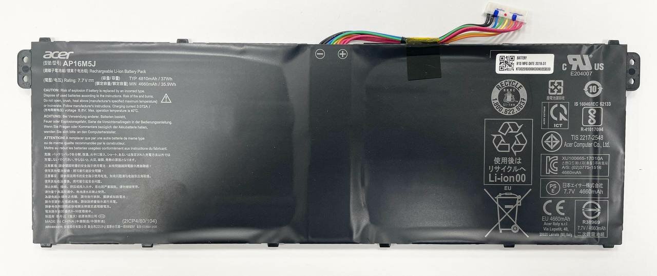 AP16M5J KT.00205.006 аккумулятор для Acer A315-21