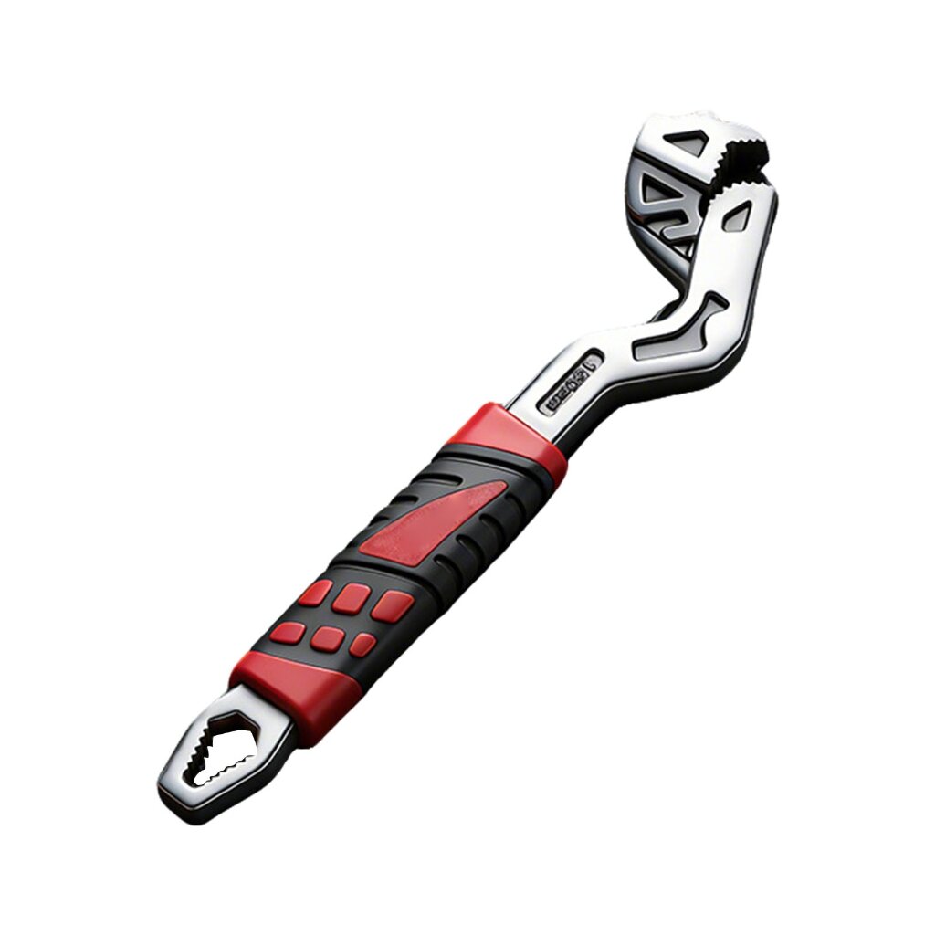 Разводной ключ с автоматической блокировкой с двойной головкой Гаечный ключ с Большим отверстием до 41 мм для различных размеров гаек и фитингов для труб