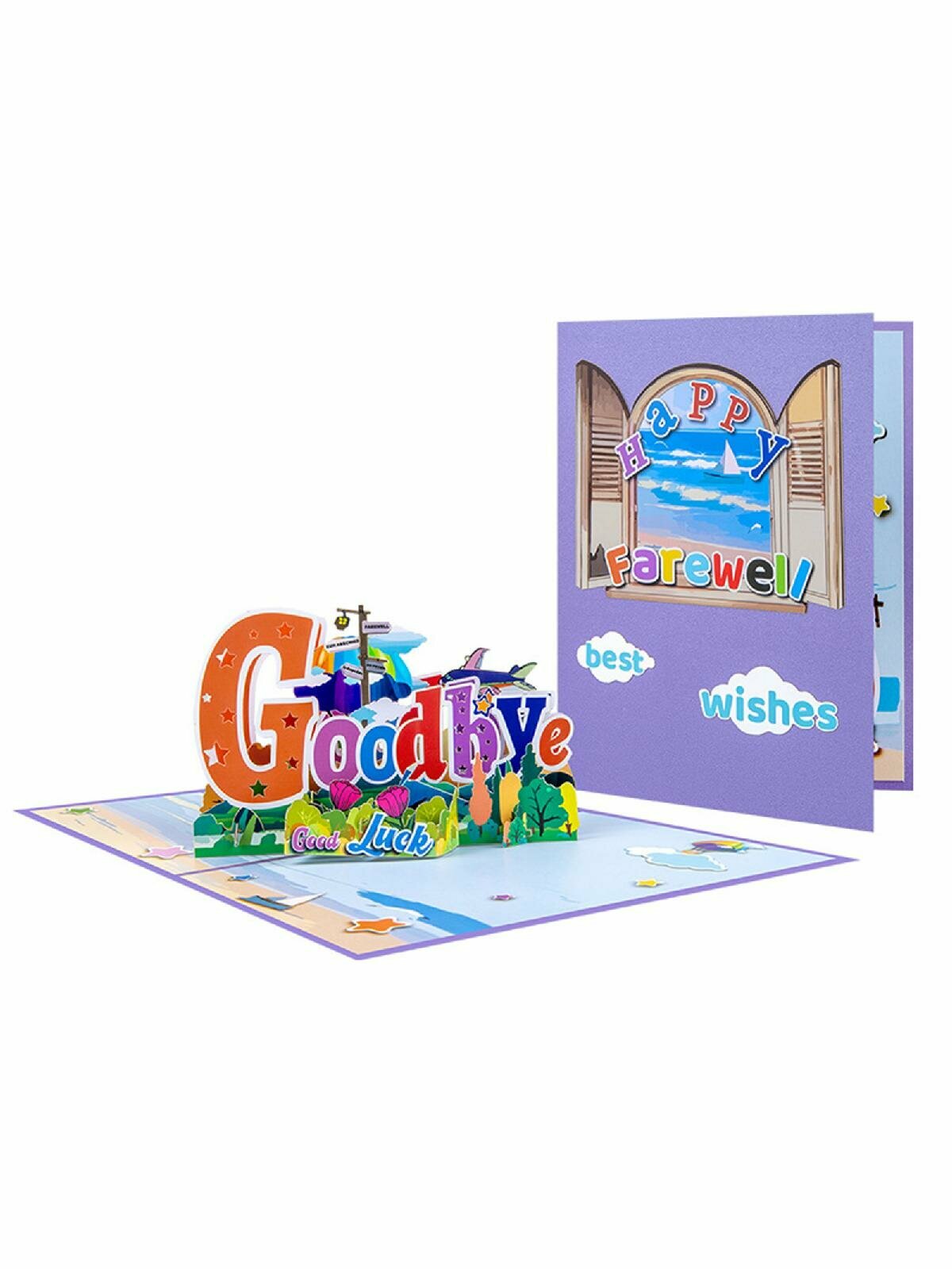 Художественная 3D открытка ручной работы для особых ситуаций Прощания с выходом на пенсию