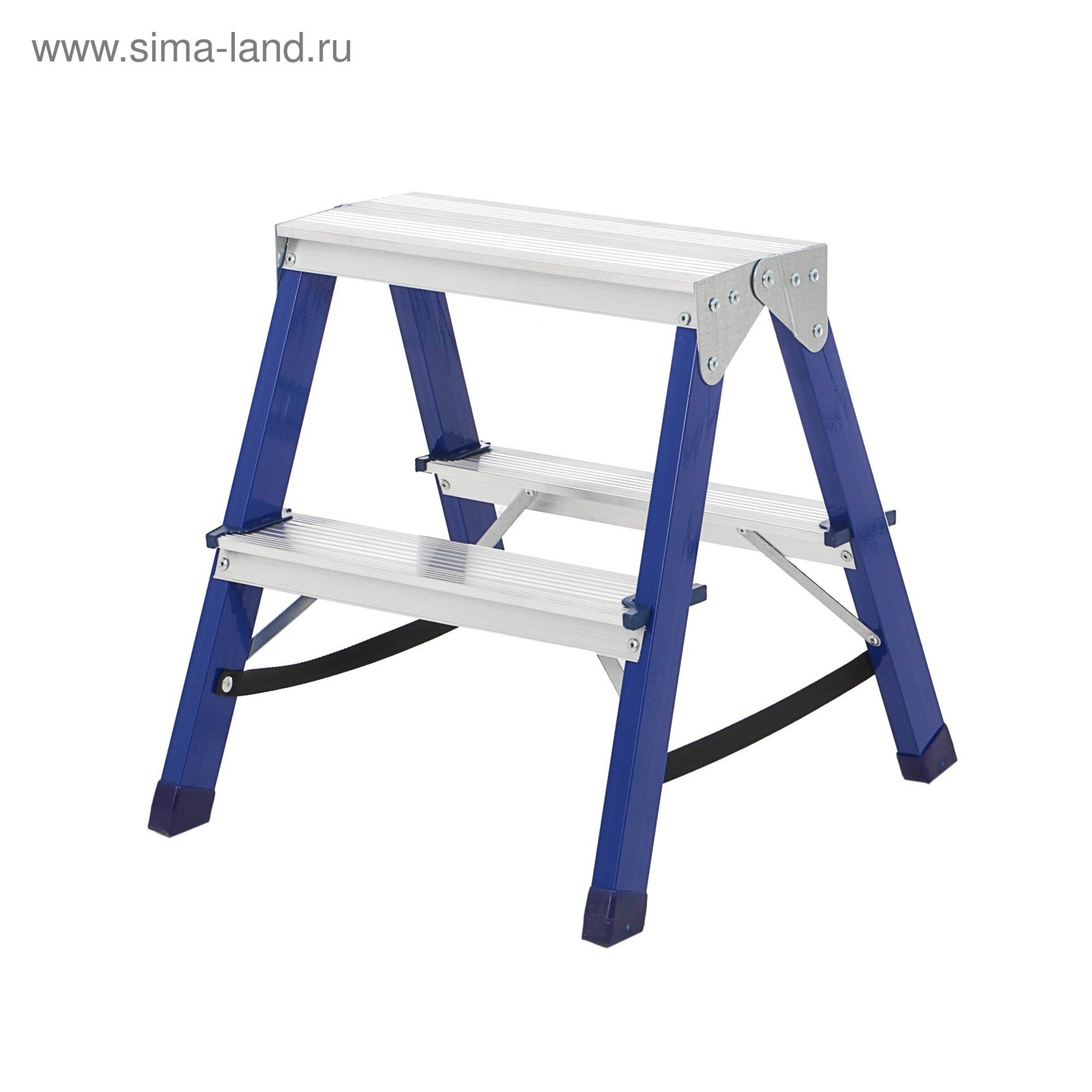 Стремянка тундра, комбинированная, двухсторонняя, 2 ступени, 440 мм 4590976