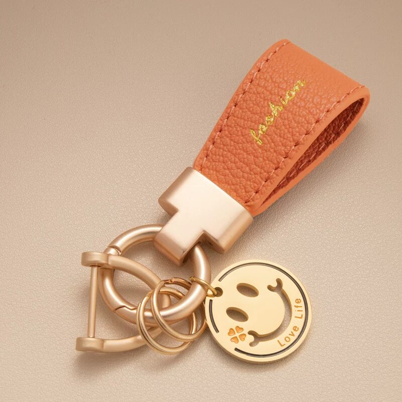 Брелок для ключей для женщин, изысканный, простой, персонализированный, креативный, милый кулон, аксессуар, украшение,