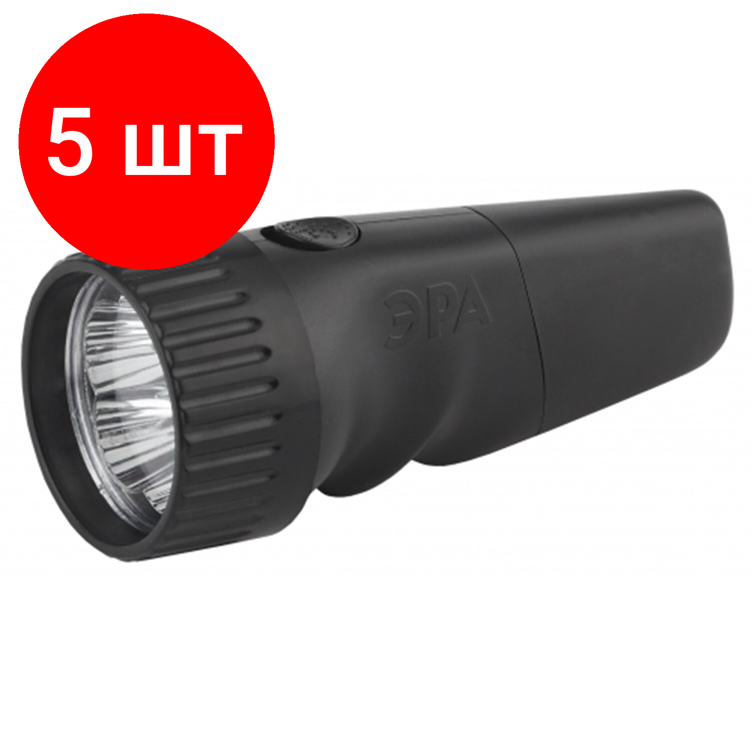 Комплект 5 шт, Фонарь аккумуляторный ЭРА 5хLED, вилка, заряд от сети, SDA30M, Б0020022