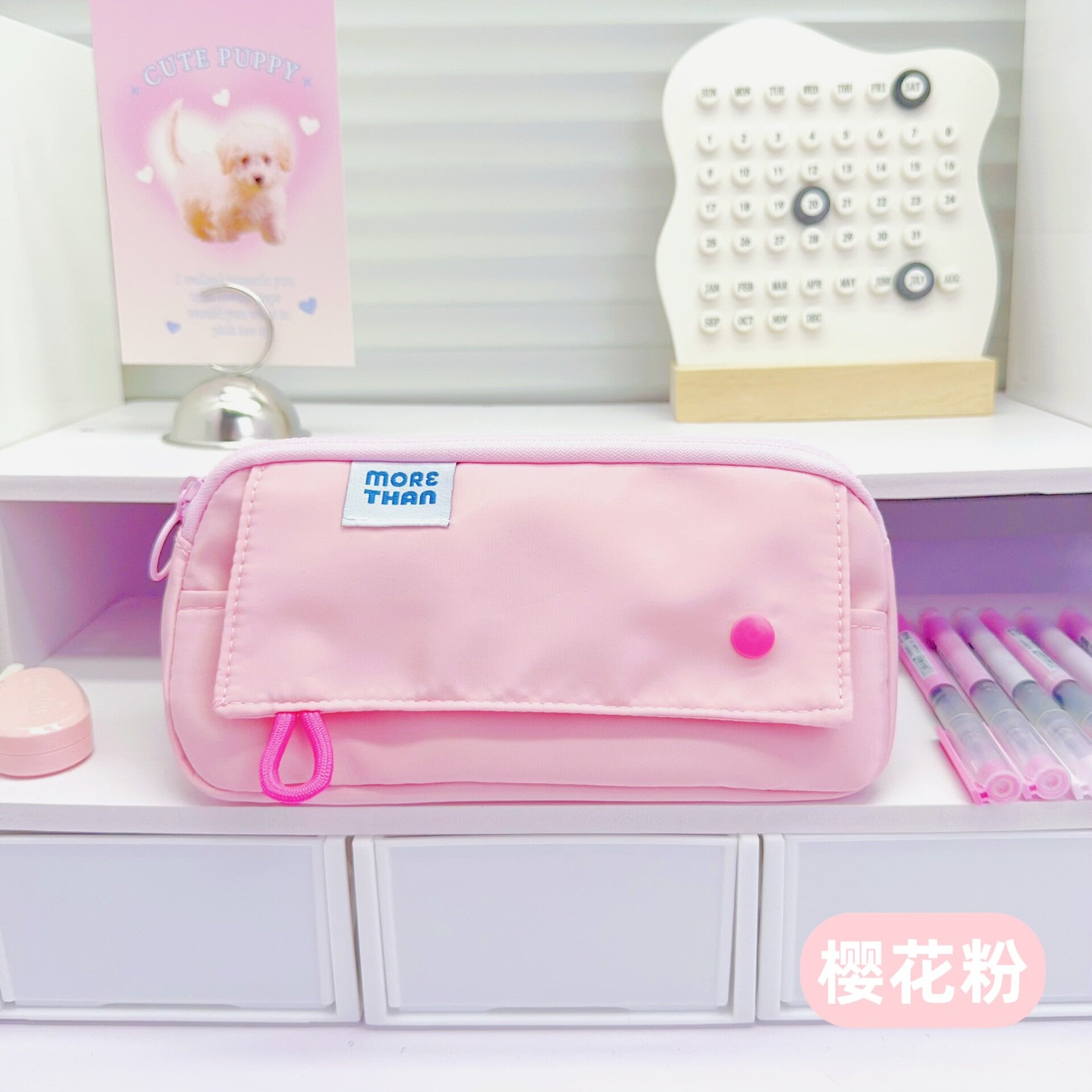 Корейский стиль, однотонный большой треугольный пенал для студентов средней и старшей школы, высококачественная сумка для канцелярии большой вместимости, водонепроницаемый и грязеотталкивающий пенал