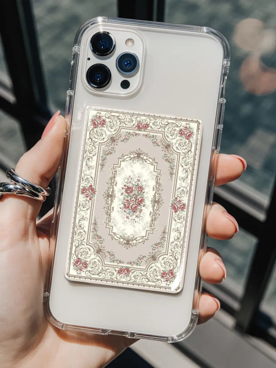 3D стикер на телефон большой Ковер