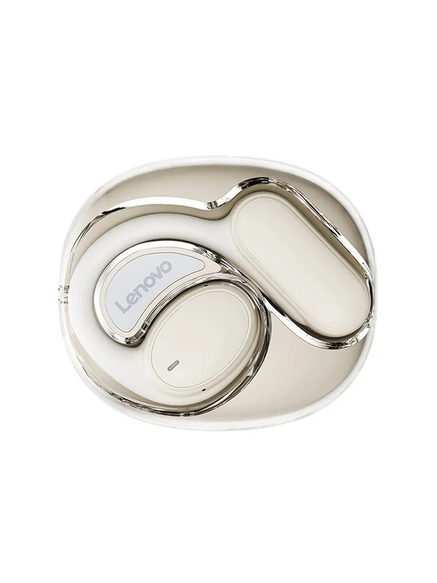 Открытая гарнитура Lenovo TA300 с ушными крючками, панорамный звук HIFI, бежевый