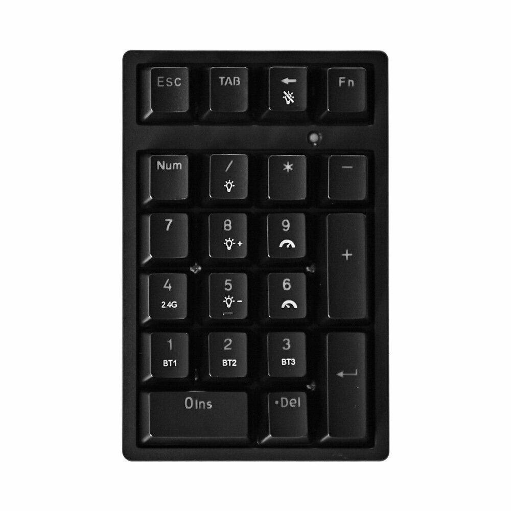 Новый 21-клавишный цифровой клавиатура с RGB-подсветкой и клавишами Cherry MX Blue для офиса, игр и финансовых задач