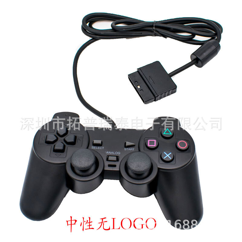 Прямые продажи с завода PS2 проводной игровой контроллер PS2 игровой контроллер PS2 вибрационный контроллер большой запас в наличии