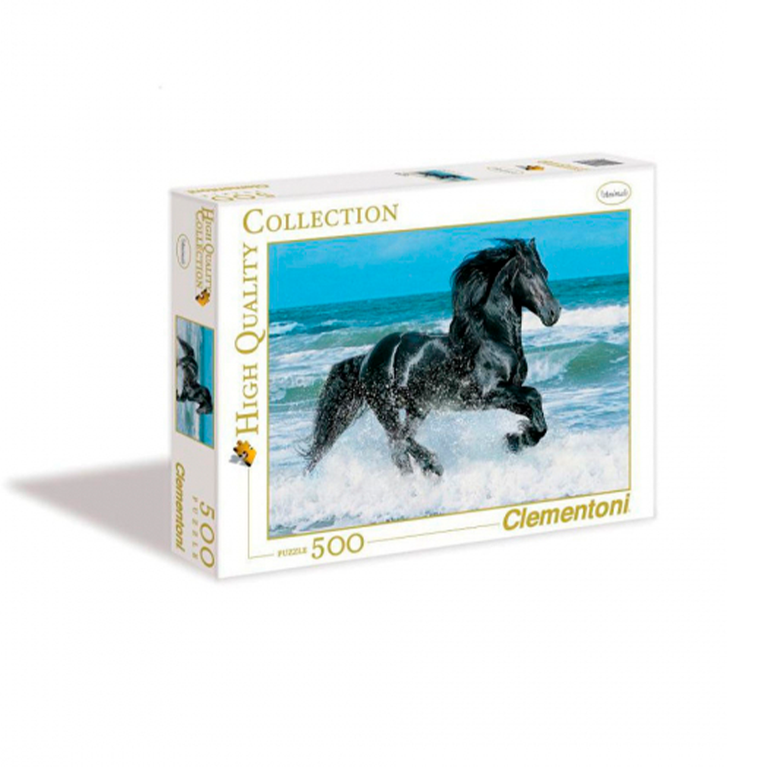 Итальянский пазл Clementoni "Вороной конь в море", серия HQ, 500 эл.