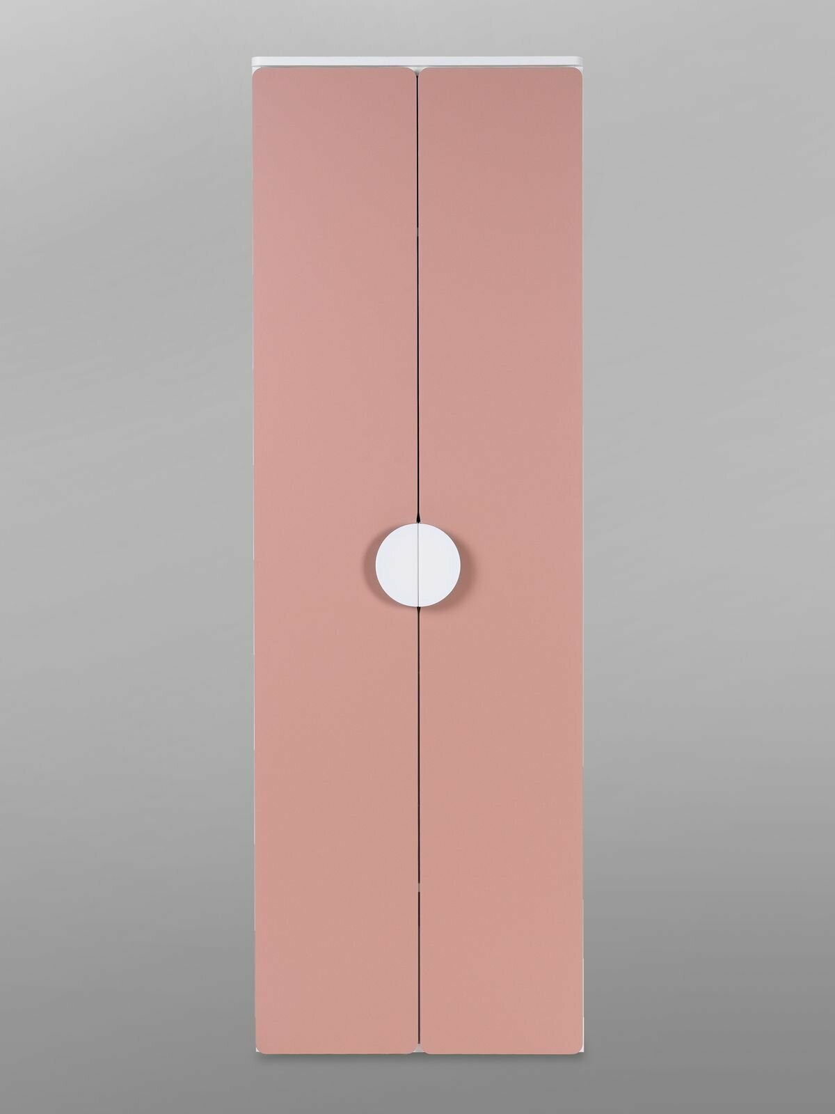 Шкаф Пикси распашной, с двумя дверьми и полкой 60x57x180, мечтательный пион, ГУД лакк