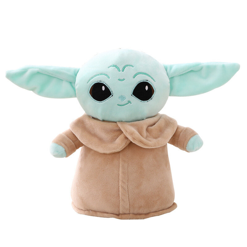 Официальная плюшевая игрушка Baby Yoda из Звездных войн 18 см, мягкая и пушистая детская игрушка, милый подарок для