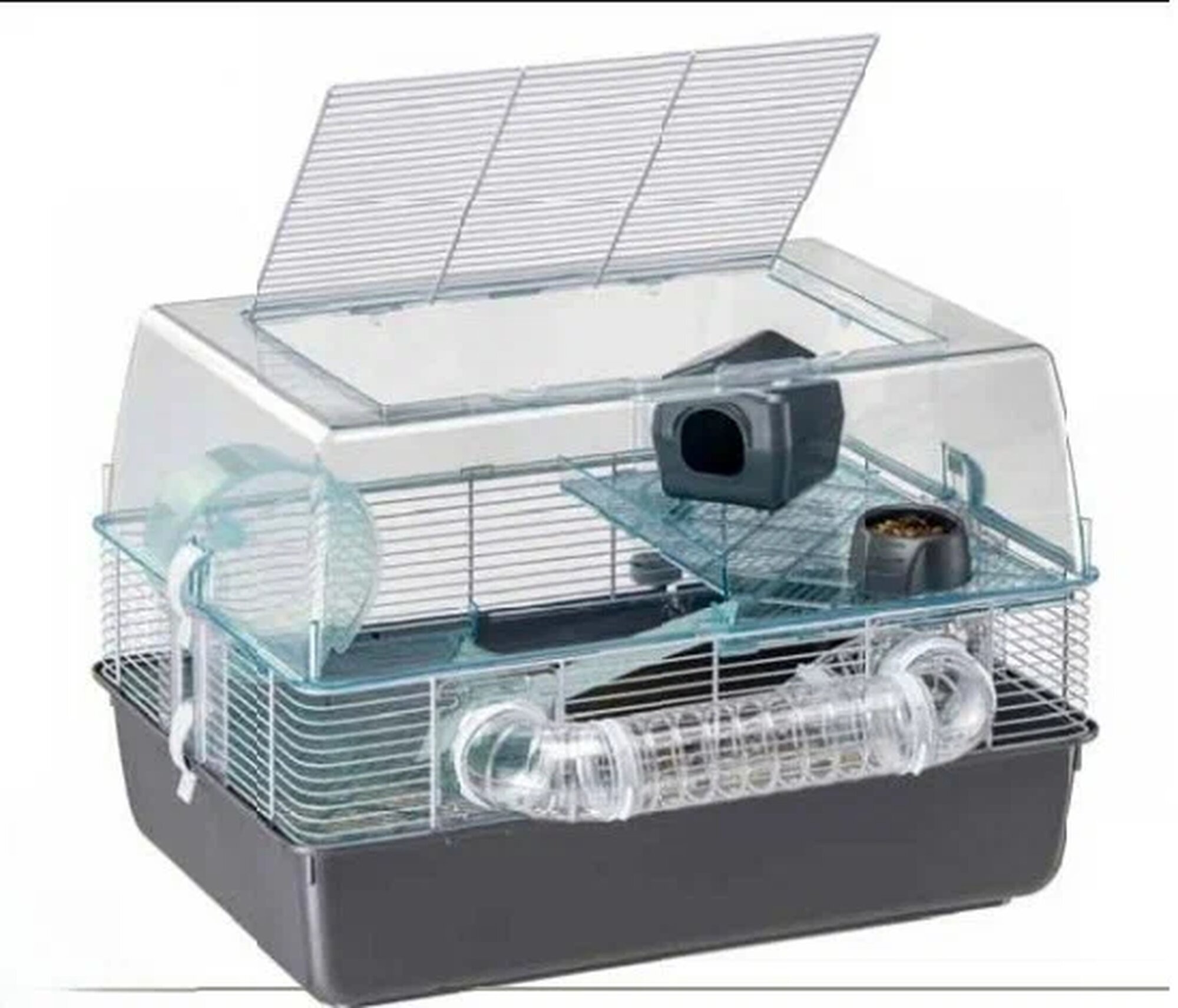 Клетка для хомяков Ferplast DUNA FUN, трехуровневая, с аксессуарами, 55×47×37,5 см