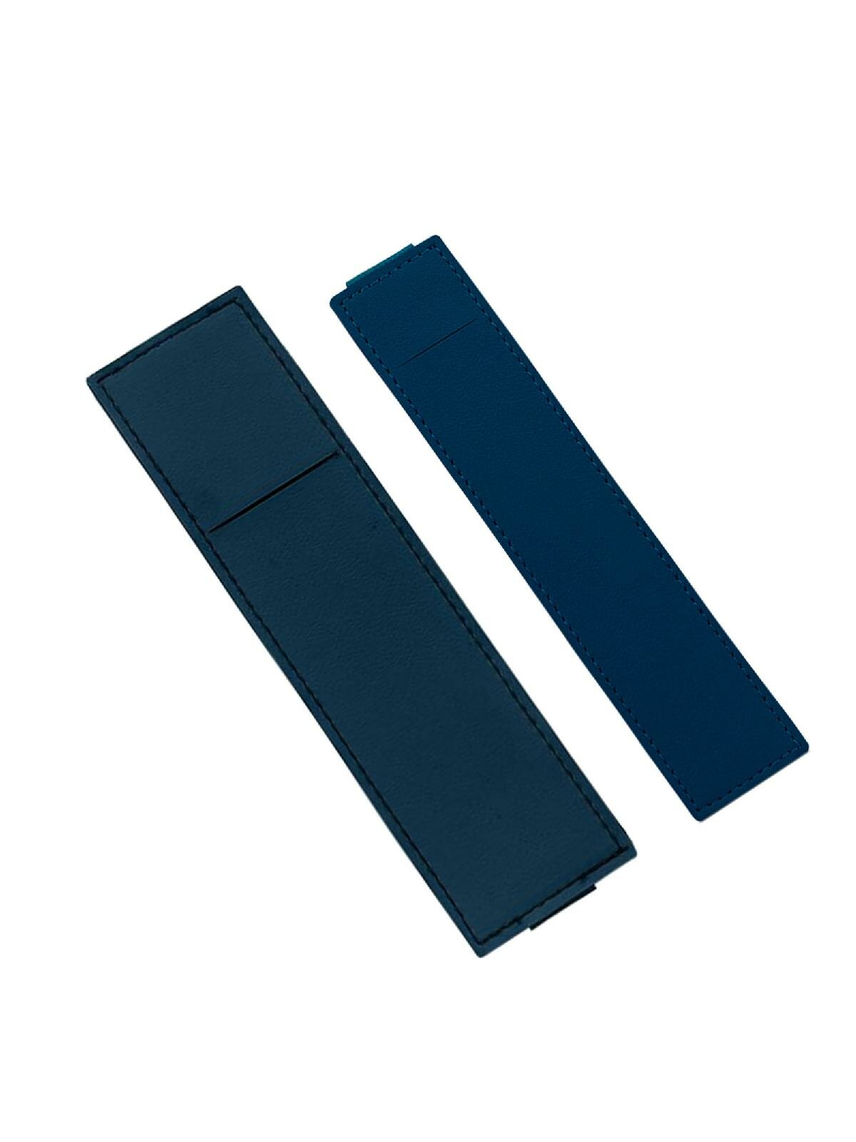 2шт Кожаный пенал с регулируемыми резинками чехол для блокнота и карандаша