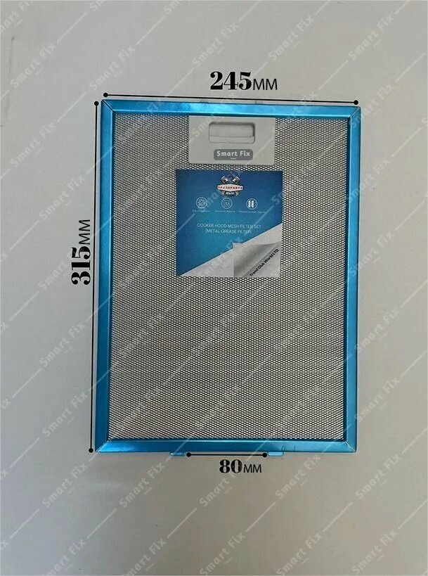 2 шт. 245x315 мм, Пармис Совместимый масляный фильтр аспиратора капота, 24,5x31,5 см