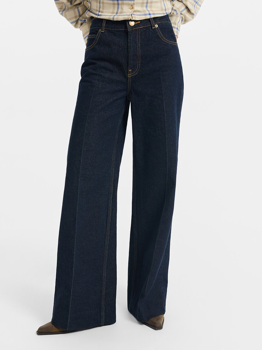 Джинсы клеш 