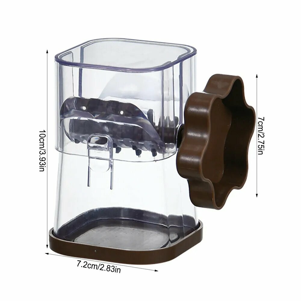 Ручная мельница для орехов из нержавеющей стали, измельчитель грецких орехов и арахиса