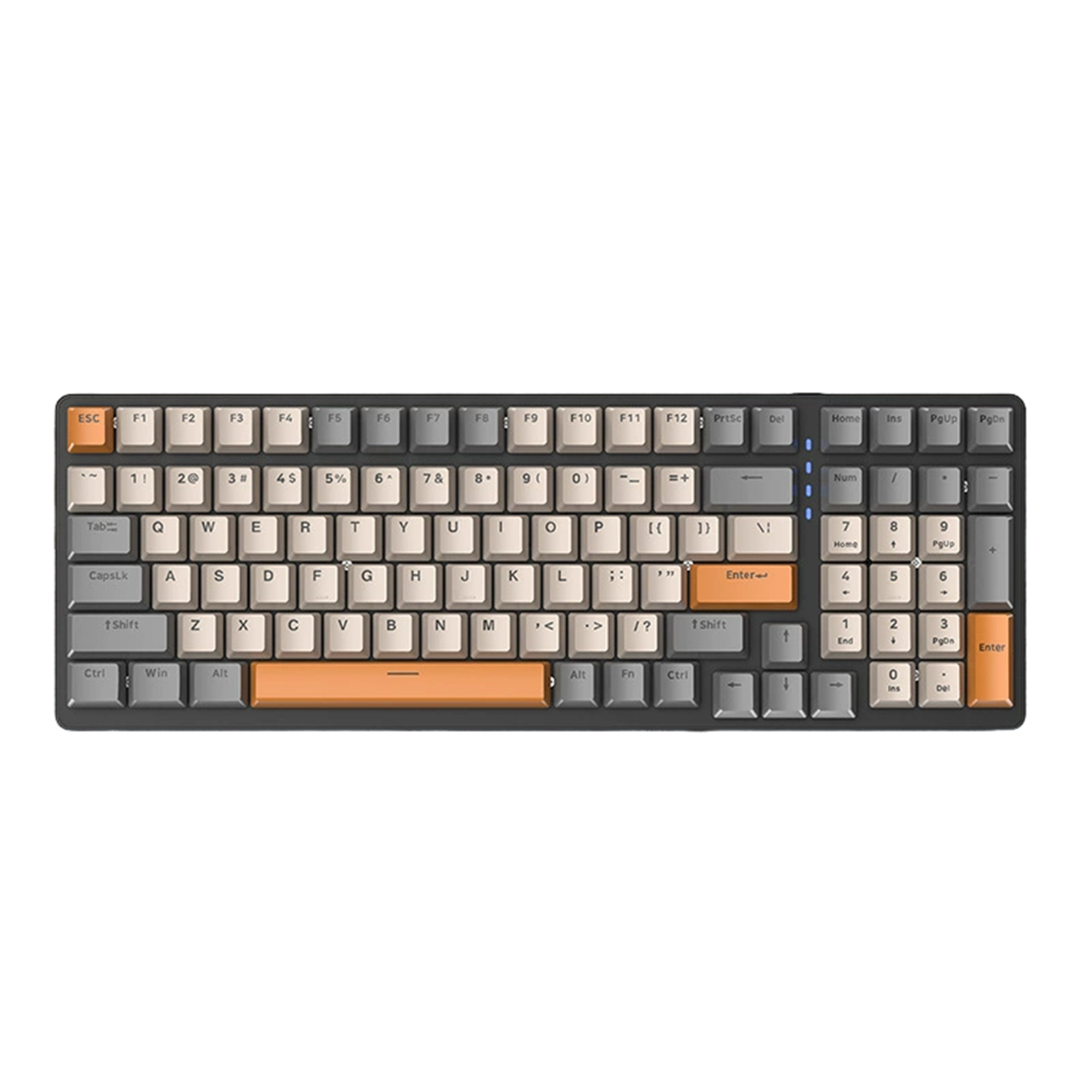 Клавиатура механическая K3 100 клавиш Gaming Office Gaming Computer Keyboard Full key punchless Multiple light effects Personalised keycaps Wired Keyboard Aqua Green Bee Shimmer USB ABS Metal 900g 38X13.5X3.5cm Green Shaft Red Shaft Hot-swappable shaft