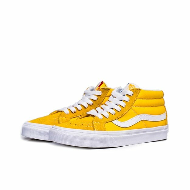 Кроссовки VANS SK8 MID, размер EU 36 стопа (22.5CM), Желтый — фото 1