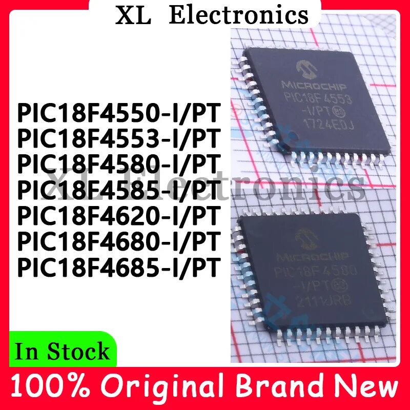 Микроконтроллеры PIC18F PIC18F4620-I PT