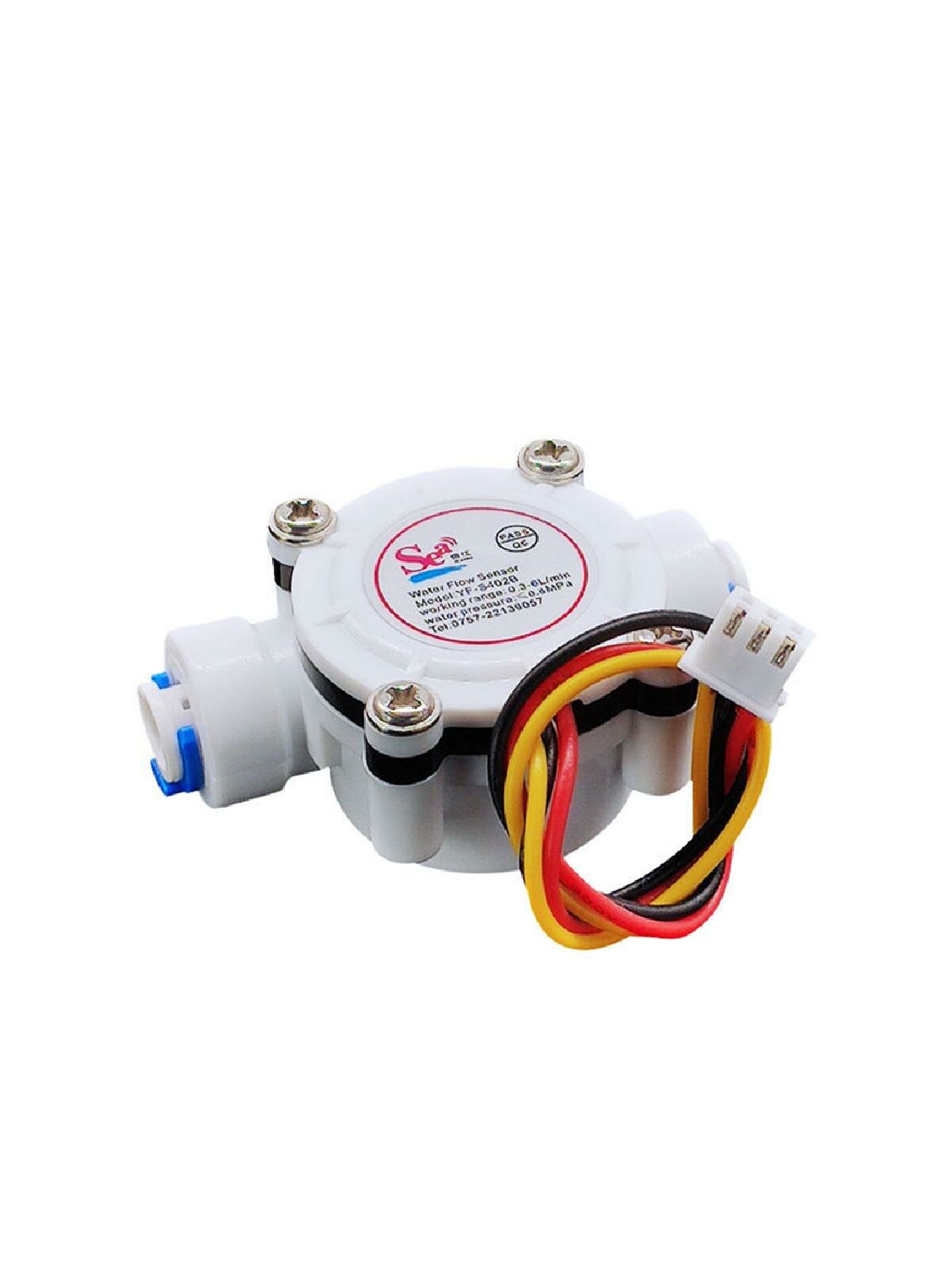 Датчик расхода воды из полиэтиленовой трубы с 2 точками холловый расходомер