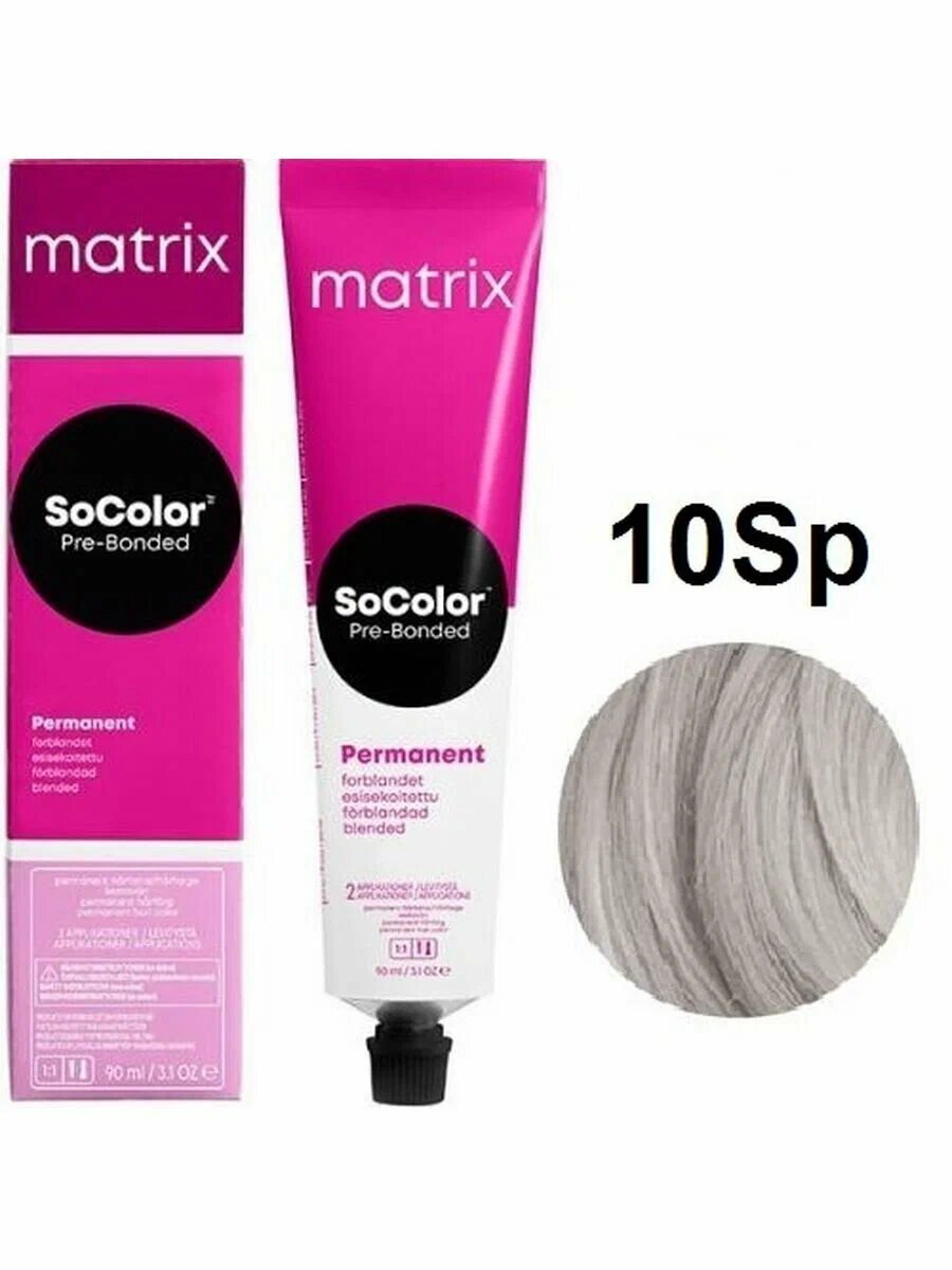 Matrix Крем - краска SoColor beauty 10SP очень-очень светлый блондин серебристый жемчужный, 90 мл