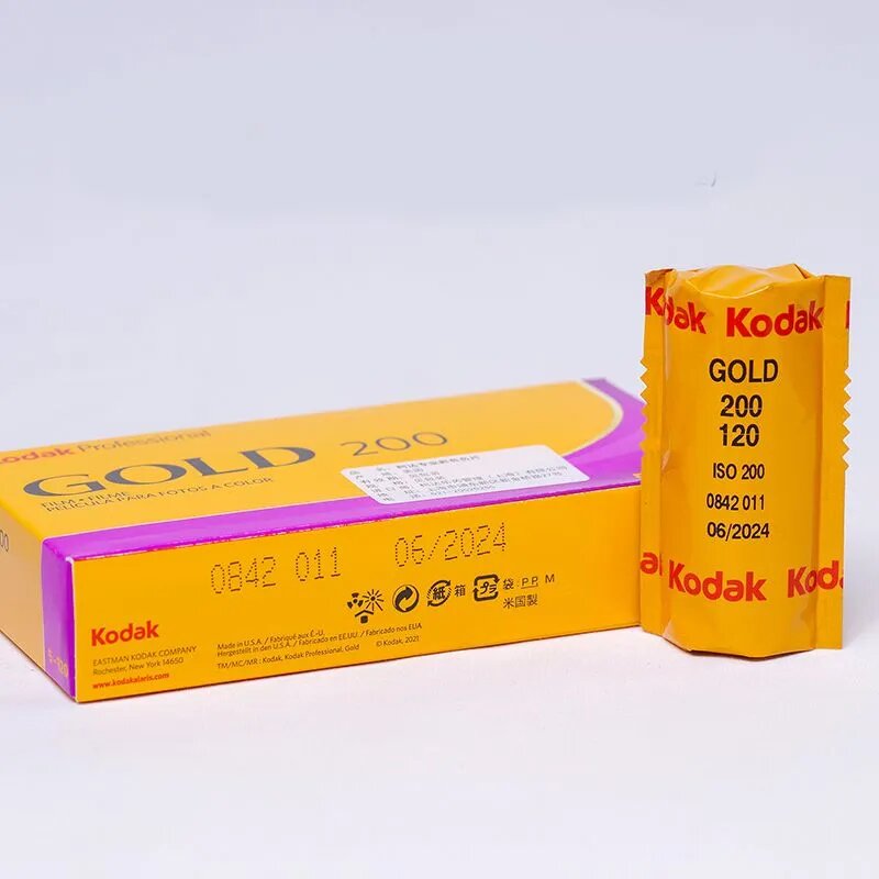 Фотопленка Kodak Gold 120 - тип 120 (1 шт.) цветная негативная