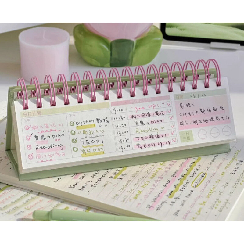 Календарь-планер с милыми рисунками, настенный календарь с перелистываемыми страницами, годовой календарь, свежий график посещений, блокнот для заметок, напрямую от производителя