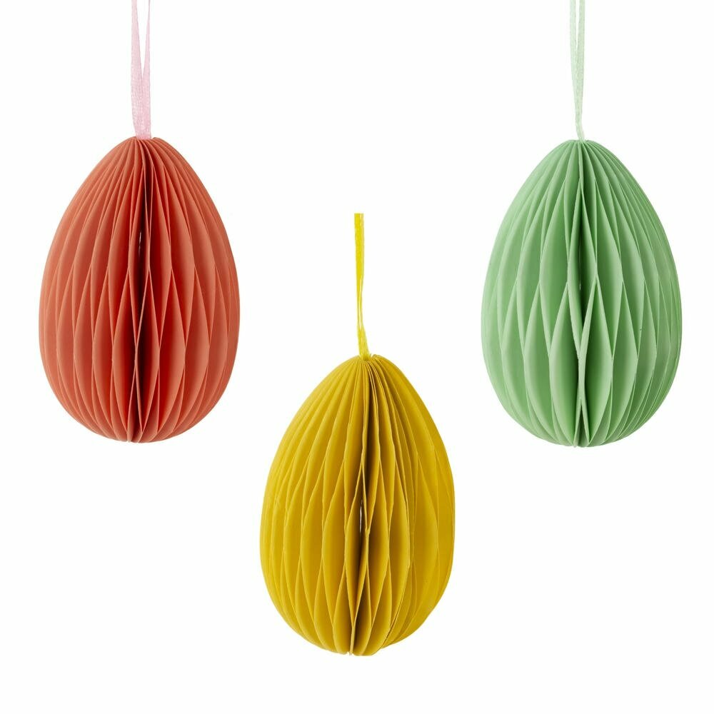 Набор из 3-х подвесных изделий Яйцо (5*7), 16х5,5х8 см KSM-819099