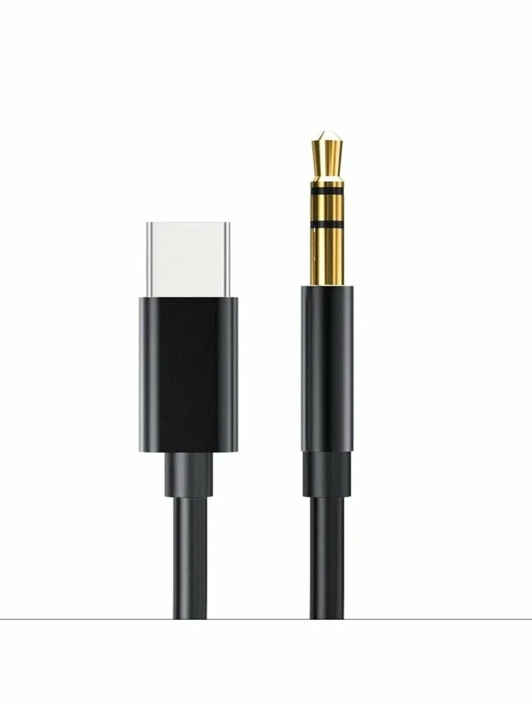 KNOW EASY-Mike PlayDevices Аудиокабель 3.5 мм/USB Type-C, 1 м, черно-серый, черный