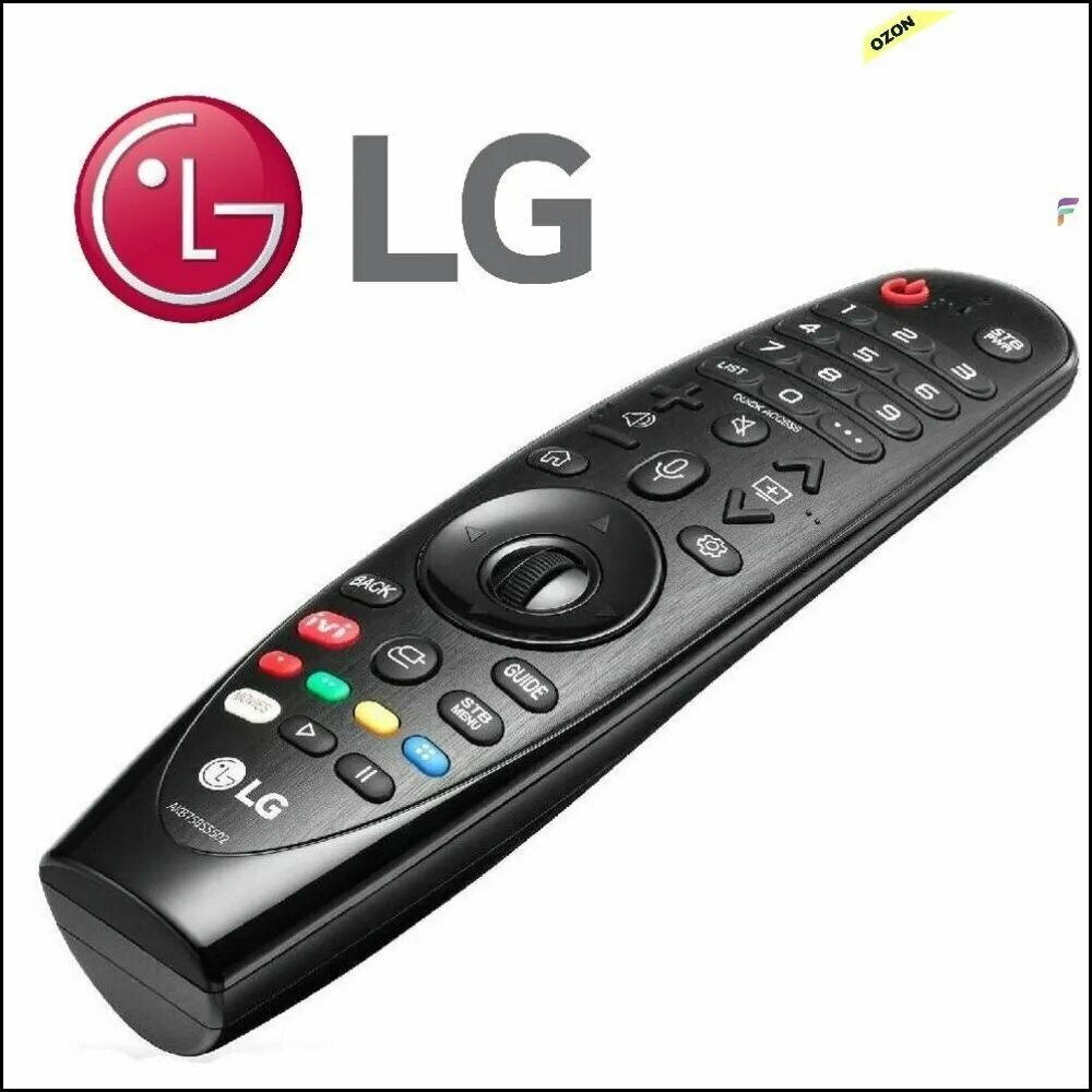 Эксклюзивный пульт MR20GA для LG Magic Motion с кнопкой IVI, артикул AKB75855502-.
