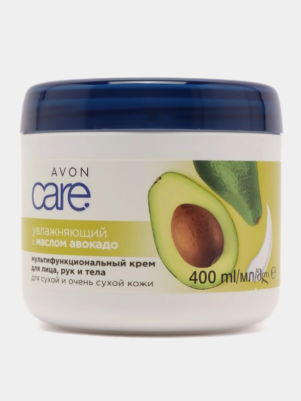 Крем для лица, рук и тела "С маслом авокадо", многофункциональный, 400 мл