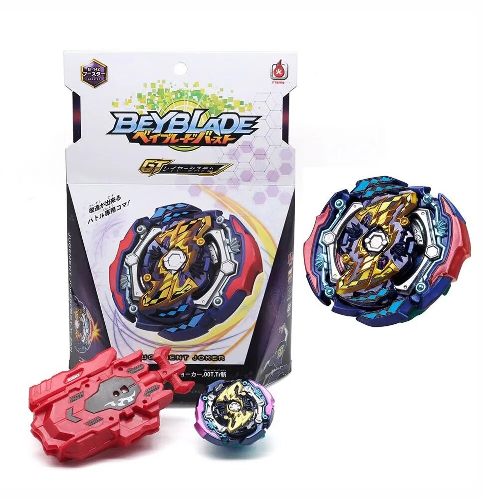 Волчок Бейблэйд Карающий Джокер Judgement Joker B-142 с пусковым устройством и рукояткой, игрушка для детей бейблейд, блейды, блэйд бёрст