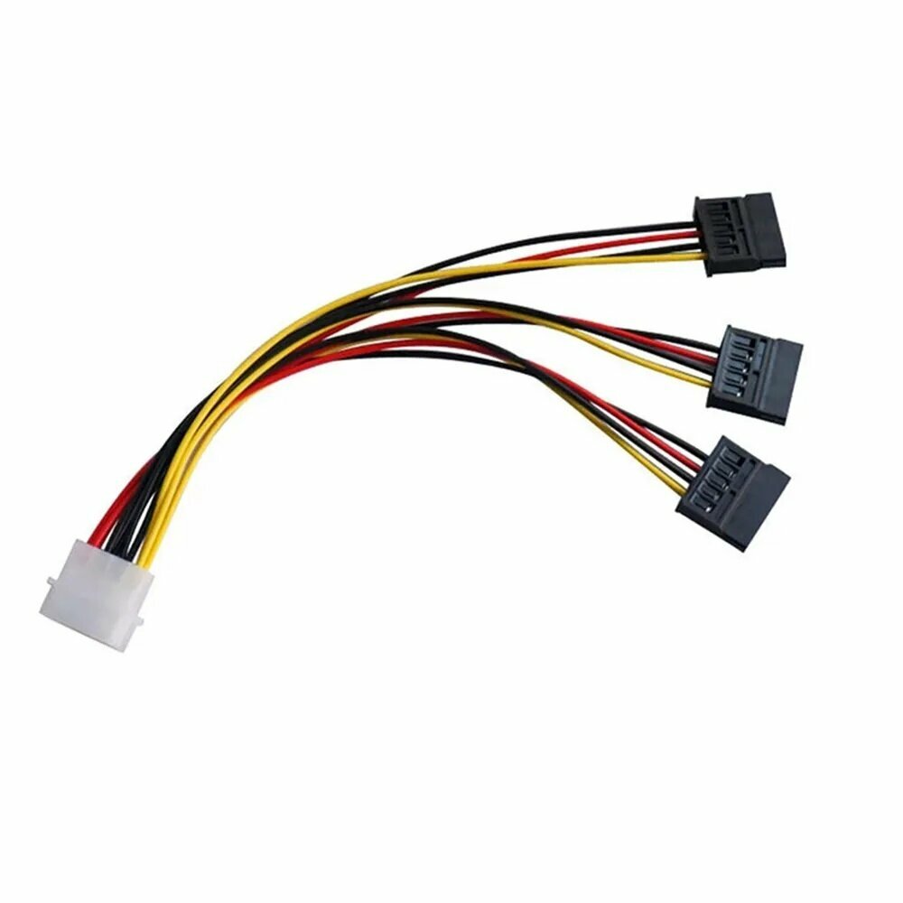 Кабель-адаптер SATA Power Splitter 4Pin IDE для подключения от одного до трех проводов