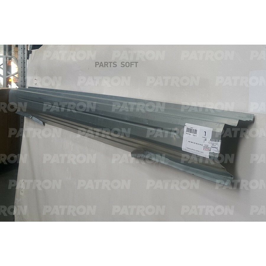 Порог кузова ремонтная накладка (левый) полный профиль AUDI 80, 90 (B3, B4) 1986-1994 от официального дистрибьютора, PATRON, артикул P780019L