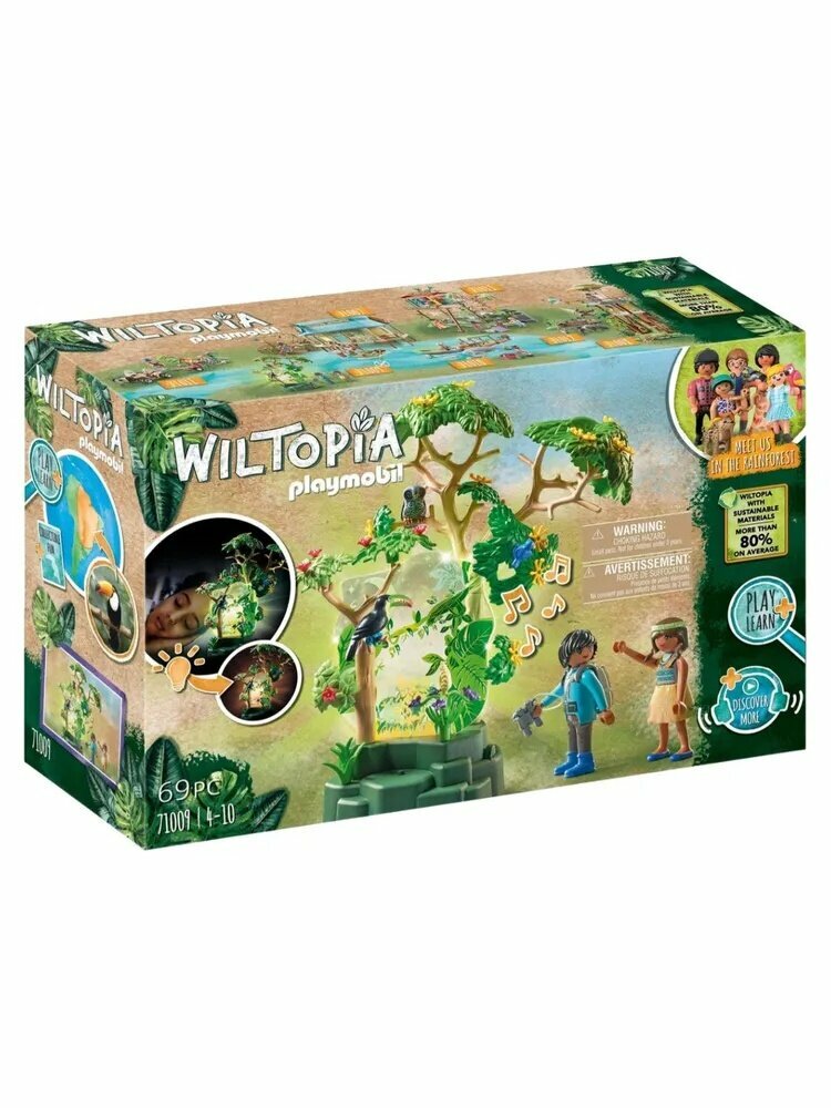 Playmobil-Мир Моби: Ночник в тропическом лесу (Wiltopia-Rainforest Night light)-71009