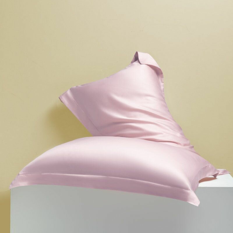 Набор подушек Tencel Cotton - Простой летний дизайн в фиолетовом цвете, 48x74 см