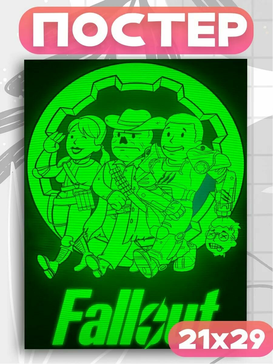 Постер на стену Fallout