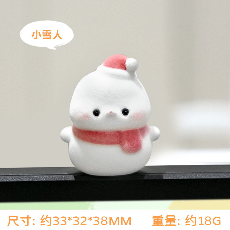 Пушистый плюшевый флокированный высококачественный маленький орнамент для декора компьютерного стола, автомобильного дисплея, креативный подарок