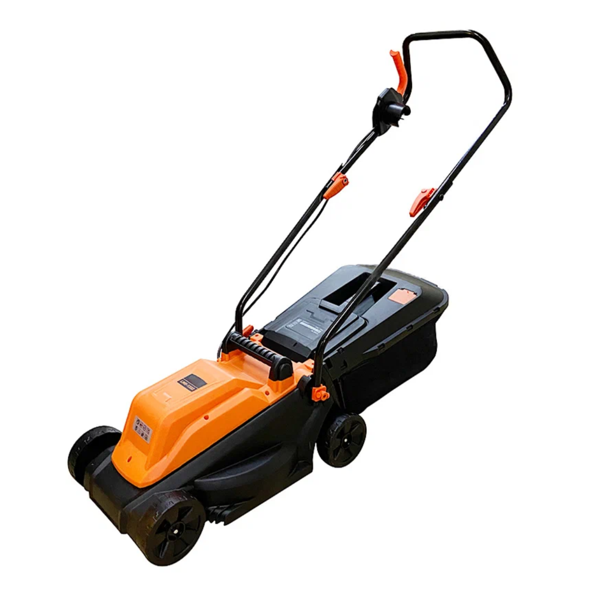 Газонокосилка электрическая Carver LME-1332 черный/оранжевый, 1300Вт, травосборник 30л
