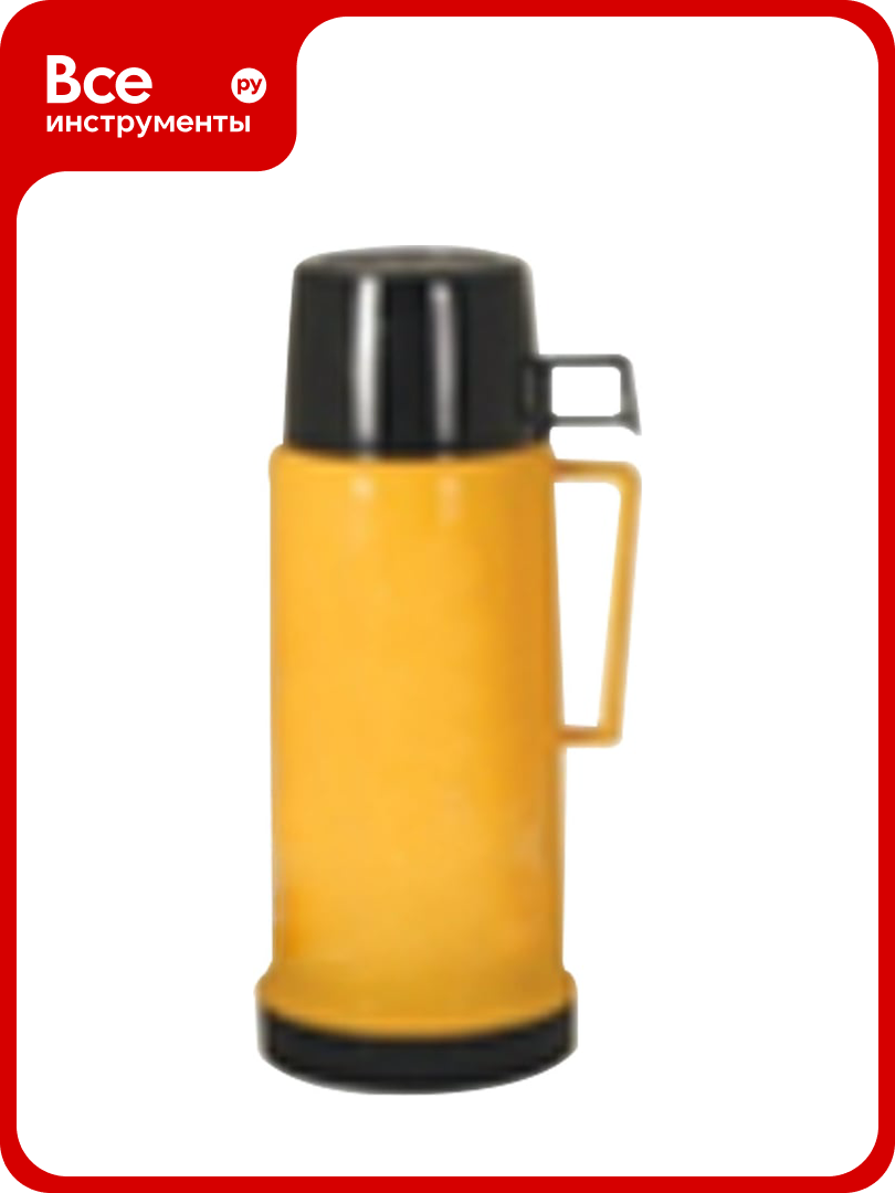 Термос в пластиковом корпусе со стеклянной колбой Mallony caloroso, 0.6 л 106034