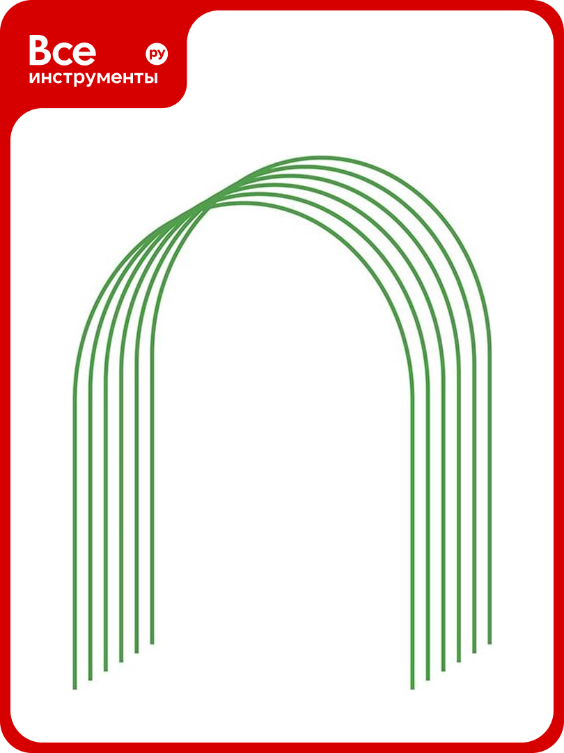 Дуги для парника Grinda 2.0 м, 6 шт. 422309-100-070