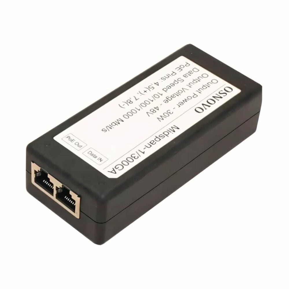 Poe-инжектор OSNOVO Midspan-1/300GA -0000000161