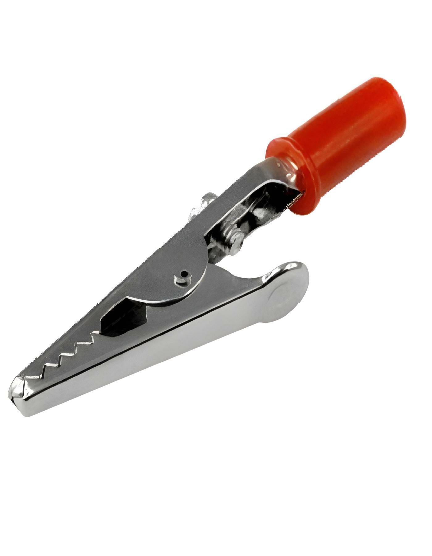 Зажим крокодил Rexant 16-0009, 15А, 53мм, красный/черный, 200 шт