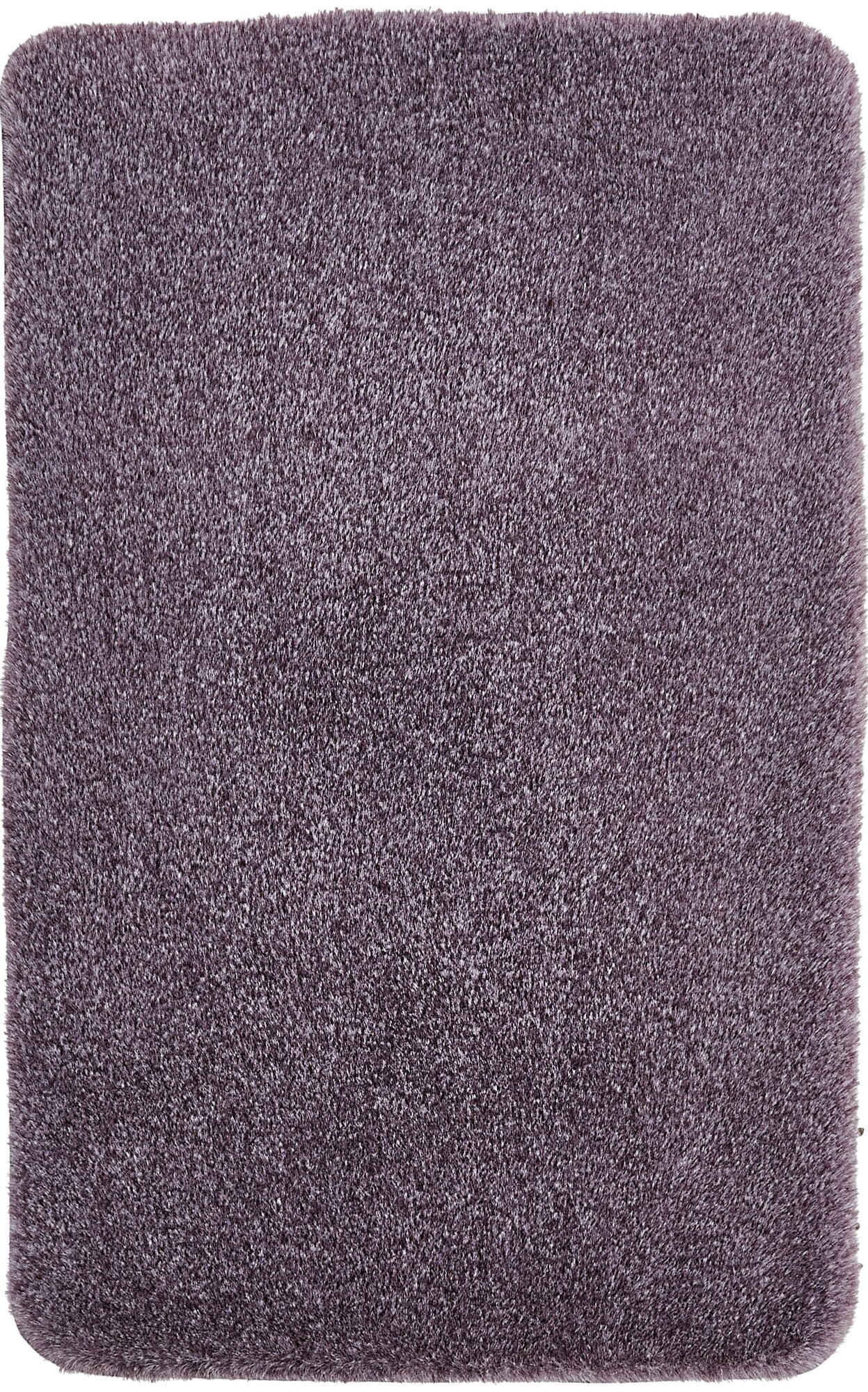 Коврик "Bingo Mix винный", искусственный кроличий мех, 50x80 см, противоскользящий, высота ворса 20мм